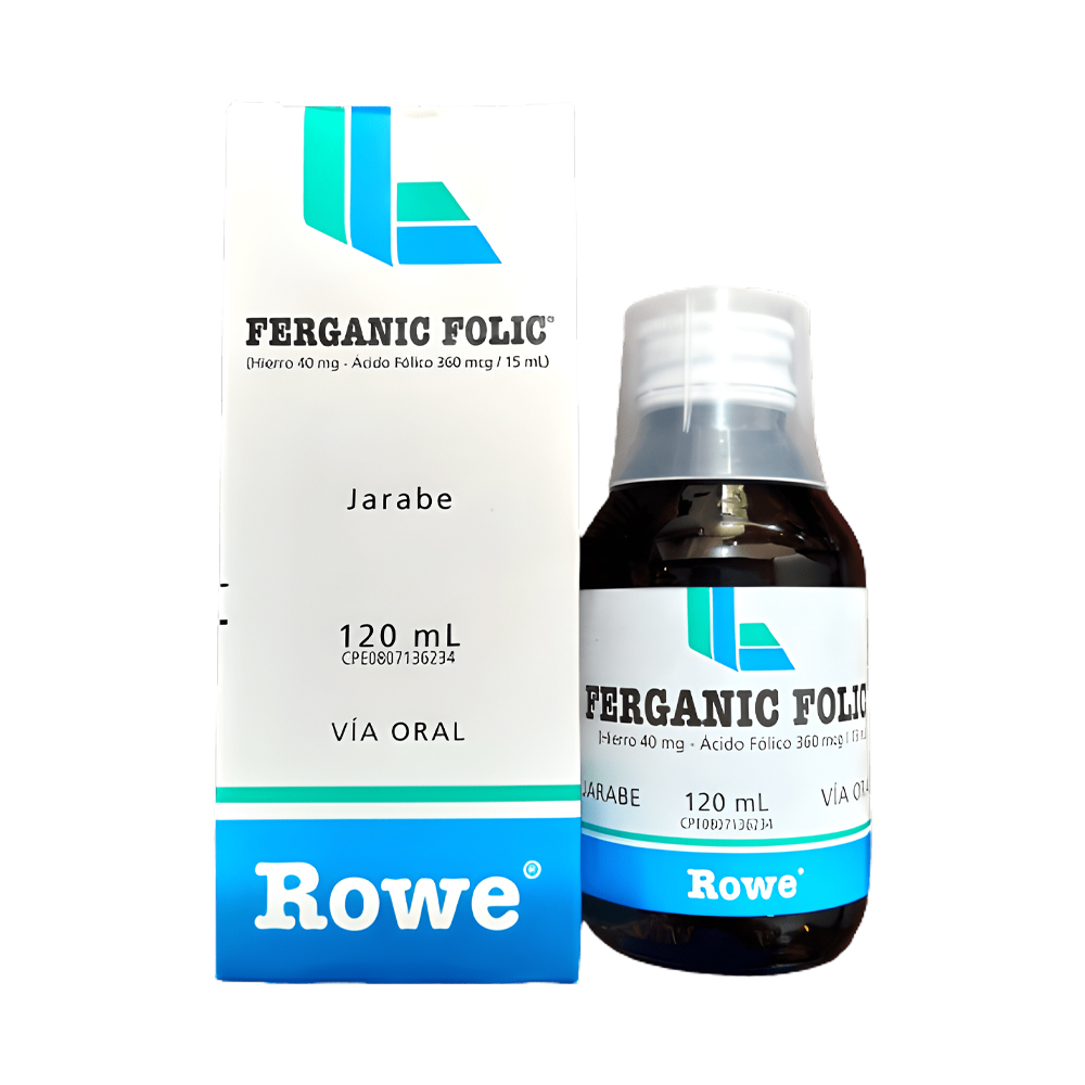 FERGANIC FOLIC JBE 120 ML | Tu Farmacia Actual