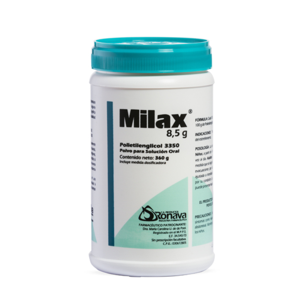 MILAX POLVO 360 G RONAVA | Tu Farmacia Actual