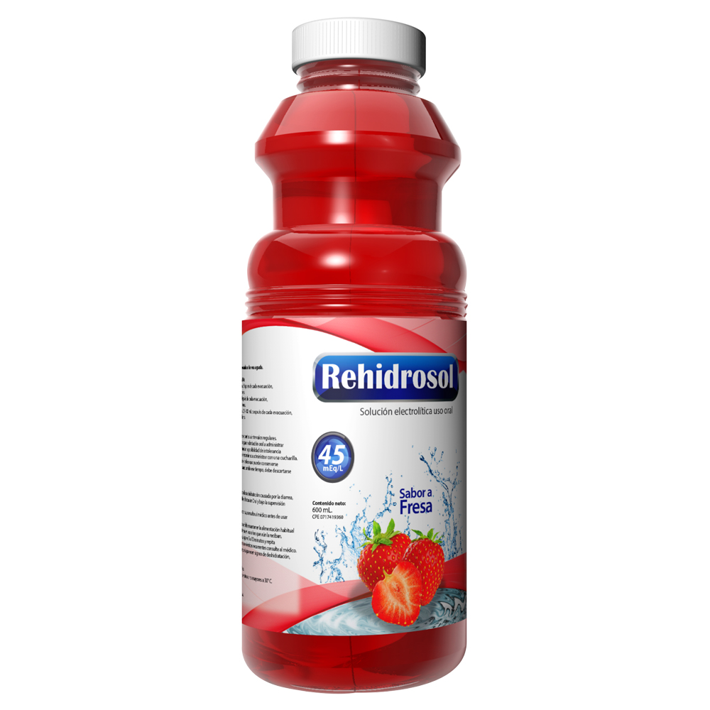 REHIDROSOL FRESA 600 ML | Tu Farmacia Actual