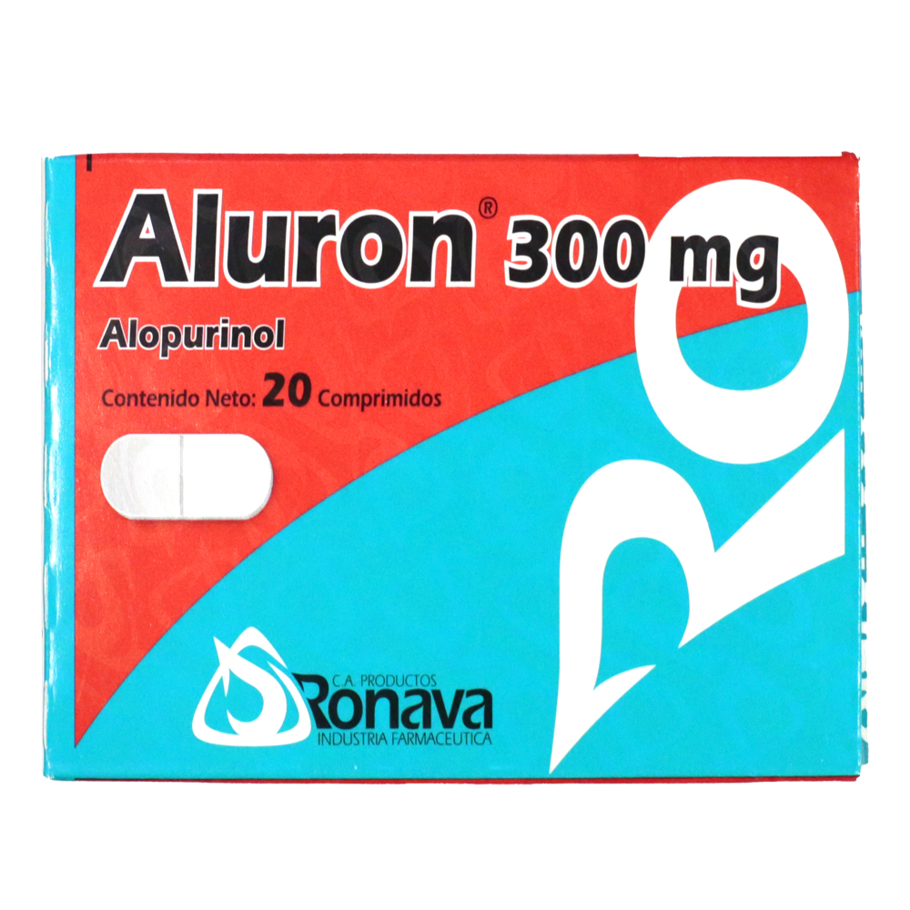 ALURON 300MG 20COM RONAVA | Tu Farmacia Actual