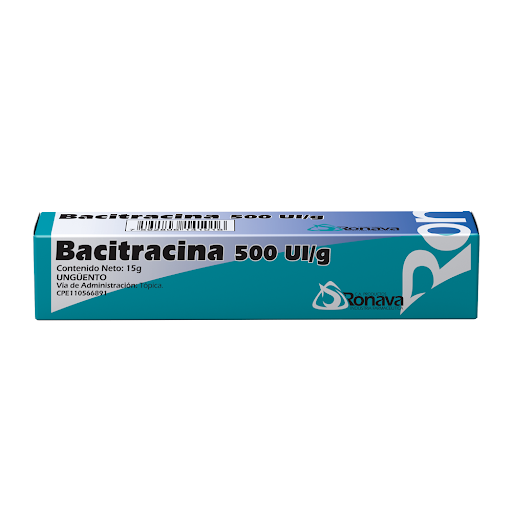 BACITRACINA 500UI/G 15g UNGUENTO RONAVA | Tu Farmacia Actual