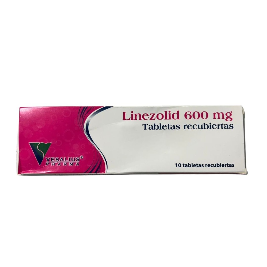 LINEZOLID 600MG X 10 TAB VESALIUS PHARMA | Tu Farmacia Actual