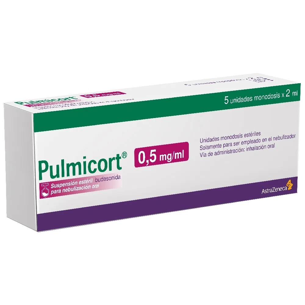 PULMICORT 0,5MG/ML X 5 UND MONODOSIS X 2ML ASTRAZENECA | Tu Farmacia Actual