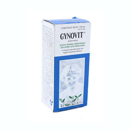ACIDO ACETICO GYNOVIT DUCHA VAGINAL 130ML | Tu Farmacia Actual