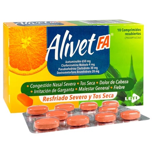 ALIVET FA X 10 COMP LETI | Tu Farmacia Actual