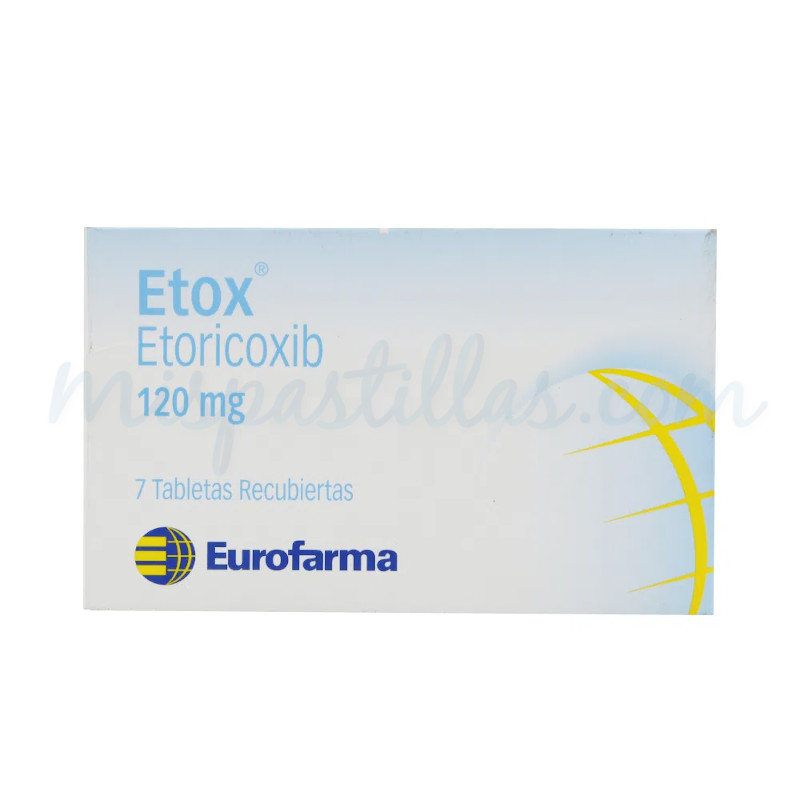 TRICOX 120MG X 7 TAB EUROFARMA | Tu Farmacia Actual