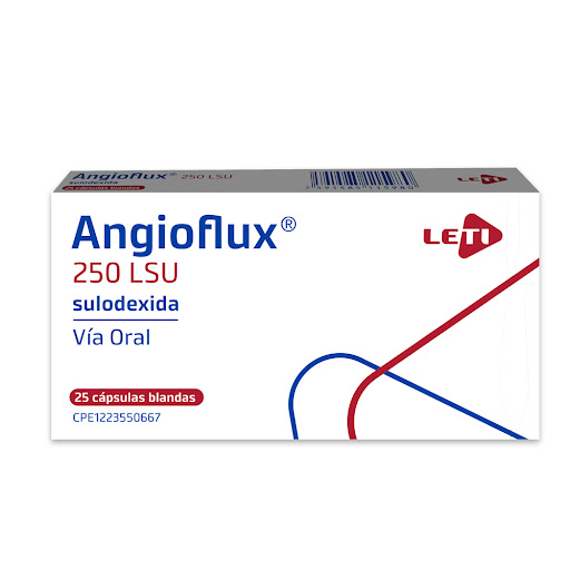ANGIOFLUX 250LSU X 25CAPS LETI | Tu Farmacia Actual