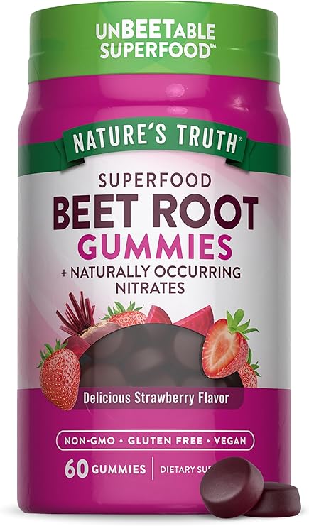 BEET ROOT 60 GUMMIES NATURES TRUTH | Tu Farmacia Actual
